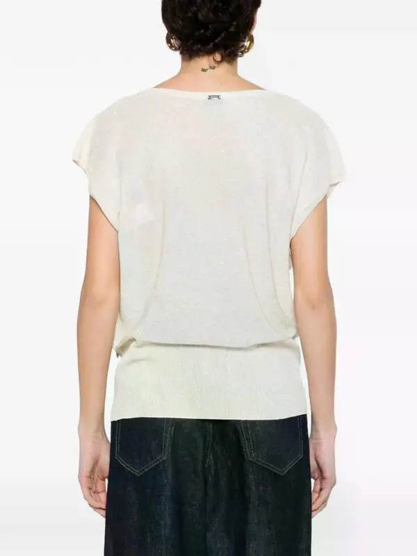 Herno Short-sleeved T-shirt - Neutrals