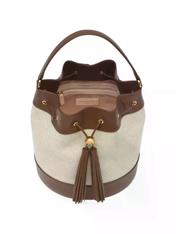 GIANVITO ROSSI Sienna 22 Top Handle Bag - Neutrals