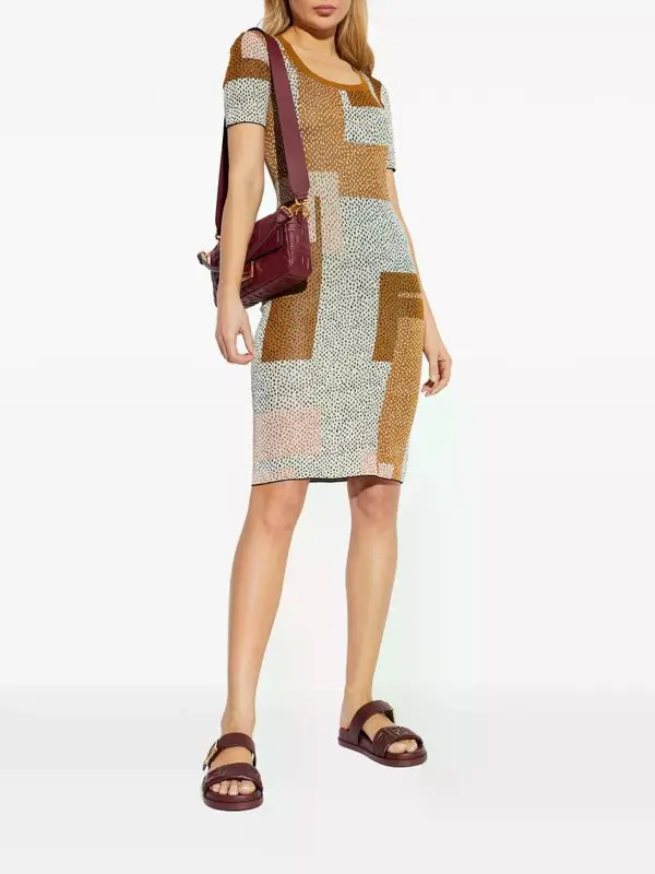 Fendi Viscose Jacquard Dress