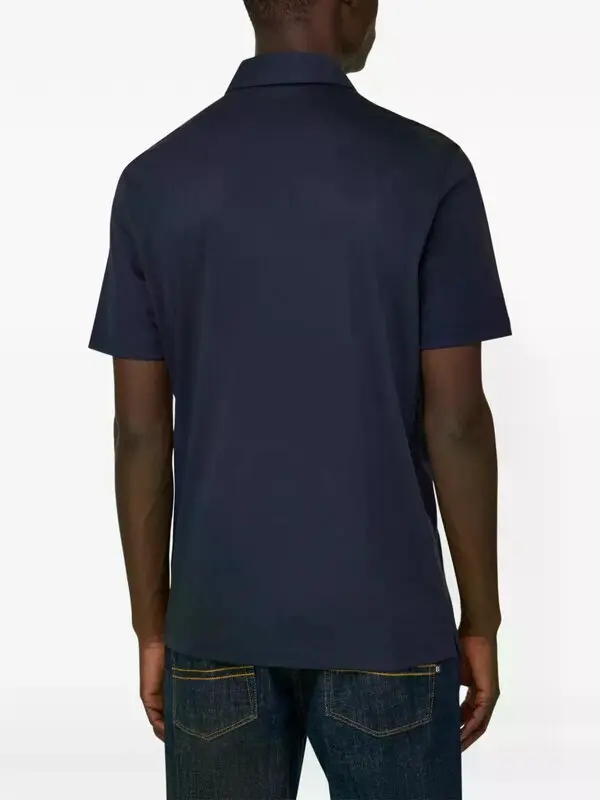 Boggi Milano Button Short-sleeve Polo Shirt