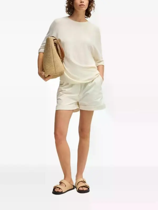 BOSS Pleated-pocket Shorts