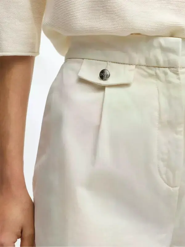BOSS Pleated-pocket Shorts