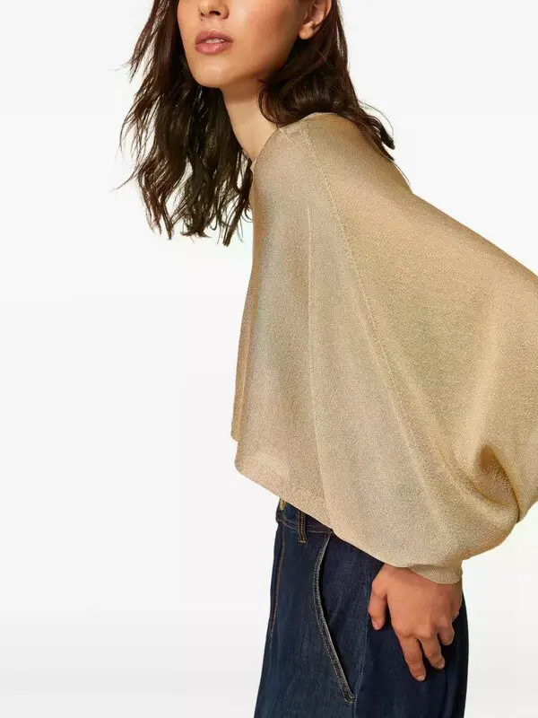 TWINSET Lurex Cropped Top