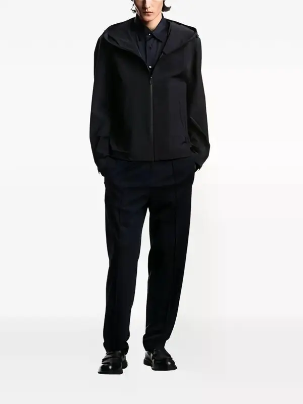 Emporio Armani Logo-detail Button-up Shirt - Blue