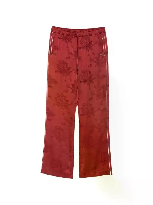 Amiri Floral Jacquard Trousers - Red