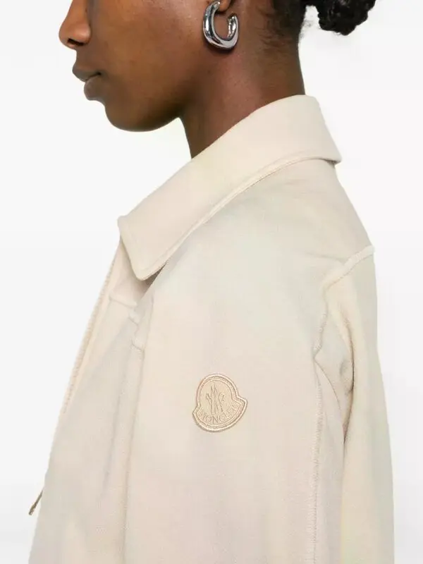 Moncler Zip-up Tonal-logo Bomber Jacket
