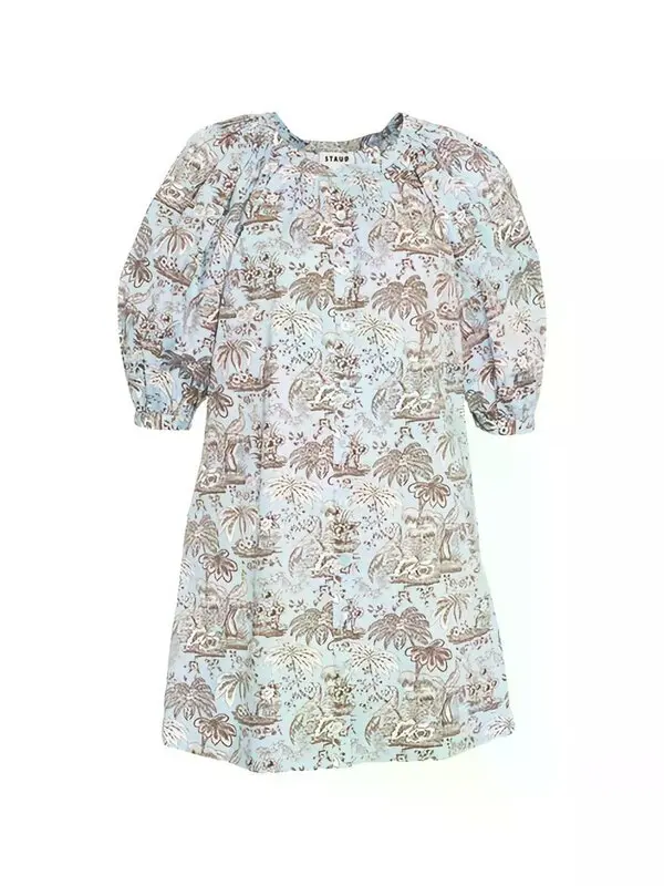 Staud Vincent Printed Dress