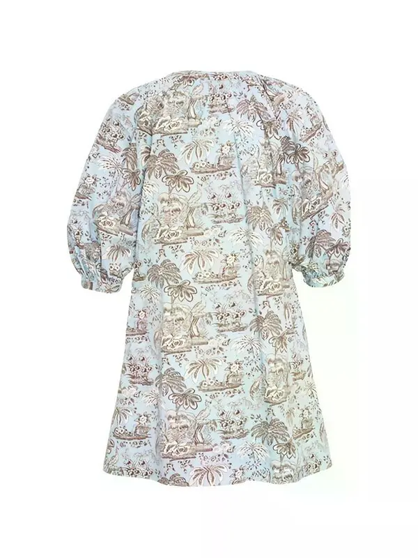 Staud Vincent Printed Dress