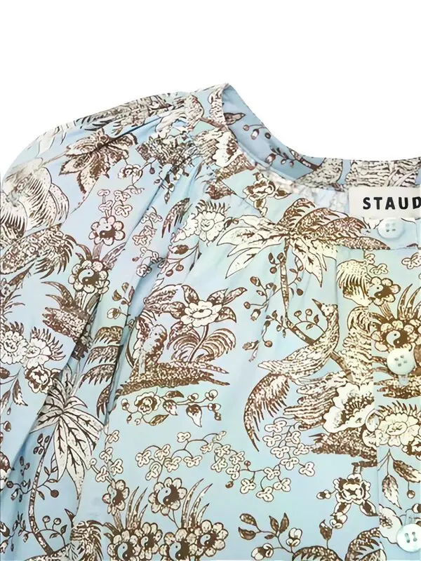 Staud Vincent Printed Dress