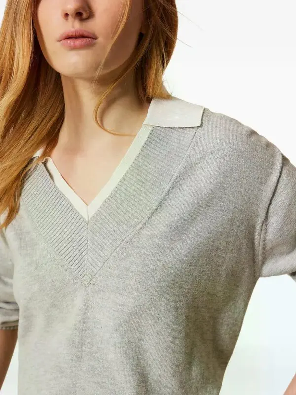TWINSET Wingtip-collar Sweater