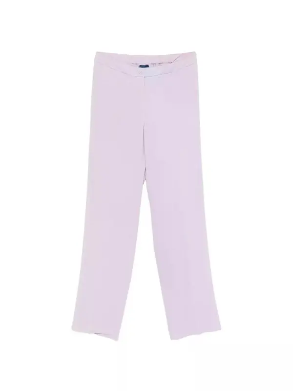 Marina Rinaldi Button Trousers - Purple