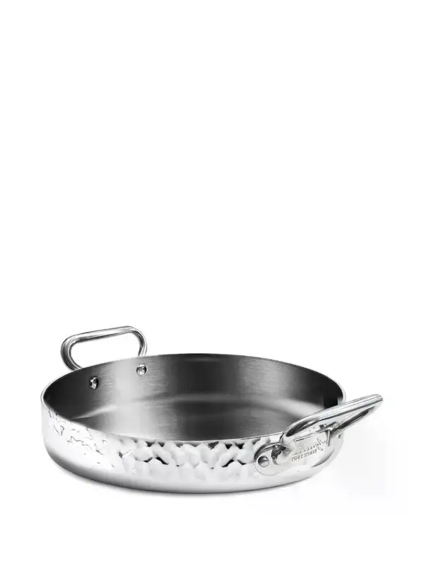 PENTOLE AGNELLI Hammered Inox Frying Pan