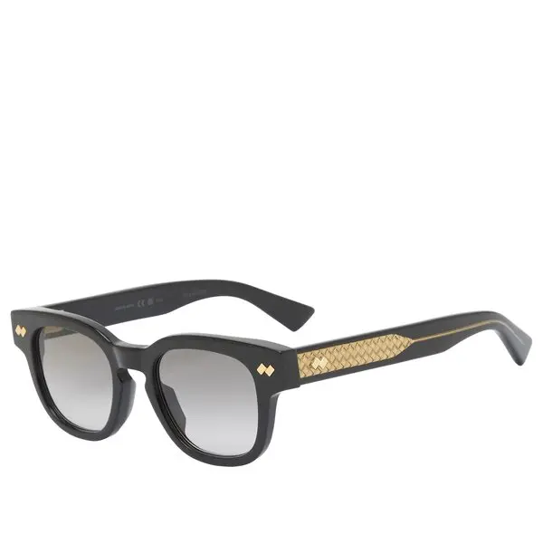 Bottega Veneta Bv1441s Sunglasses - Black/grey