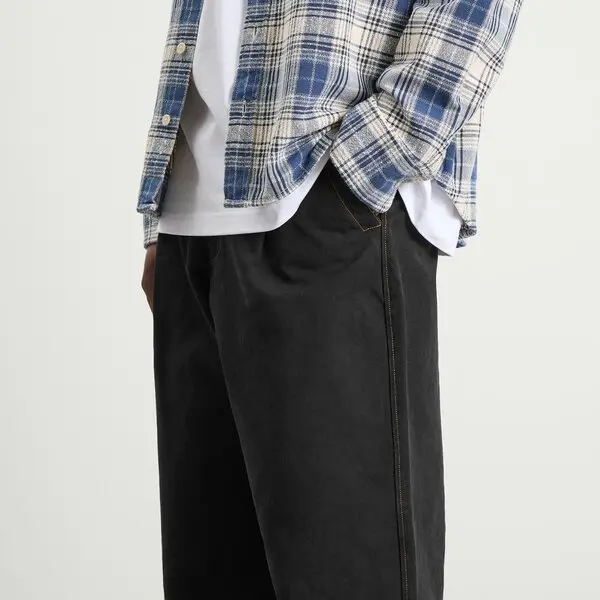 BOUND Heavy Canvas Trousers - Black
