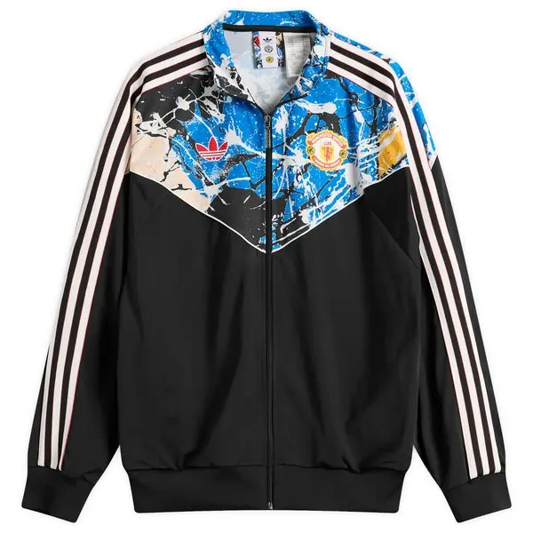 Adidas X Stone Roses Manchester United Track Top - Black/multicolor