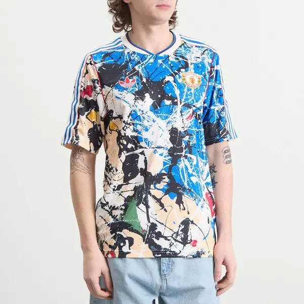 Adidas X Stone Roses Manchester United Jersey Top