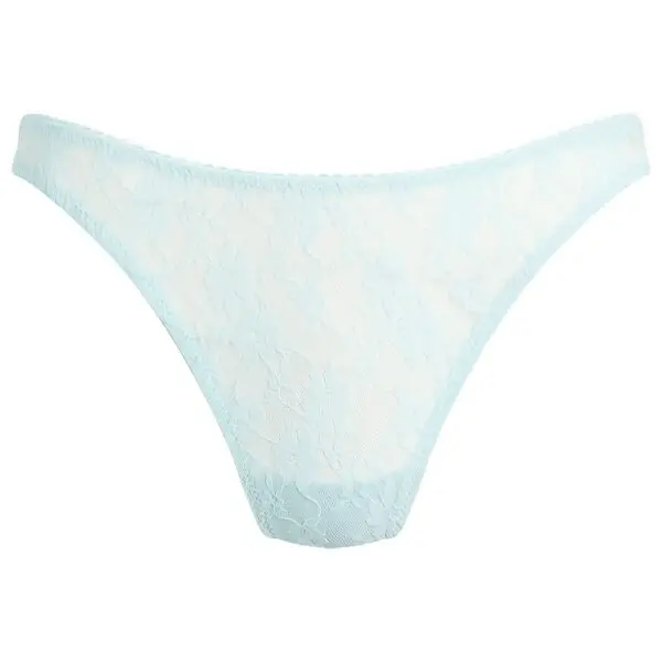 FRUITY BOOTY All Over Lace Thong - Ice Blue