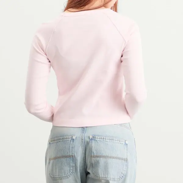 FRUITY BOOTY Round Neck Long Sleeve Top