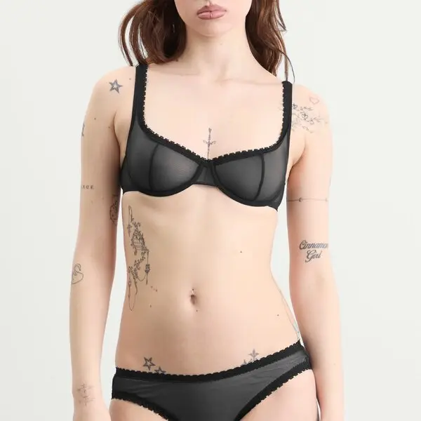 FRUITY BOOTY Moss Bra - Black