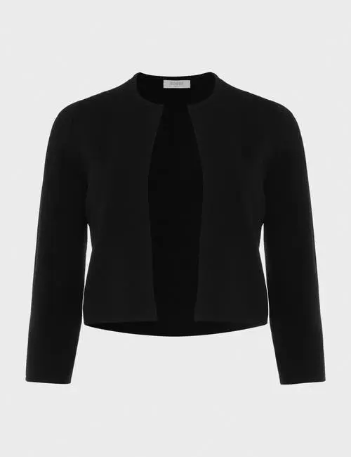 HOBBS LONDON Ella Cropped Cardigan - Black