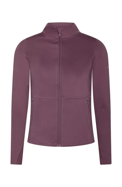 BORN LIVING YOGA Ivet Performance Semi-fitted Sport Jacket - Deep Rose