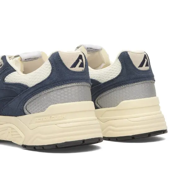 AUTRY Hyperway Low Suede Sneakers - Mesh Bluette/silver