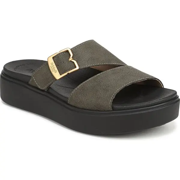 Dr. Scholl'S Madison Cloud Slide Sandal - Olive