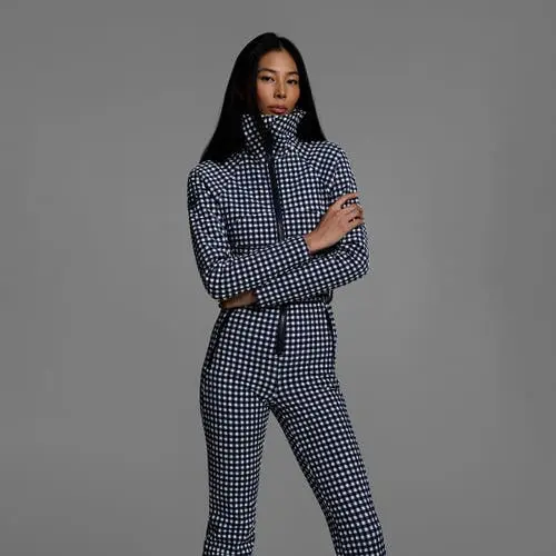 Cordova Chatel Snow Suit - Indigo Gingham