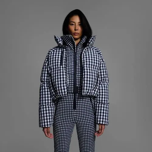 Cordova Chatel Snow Suit - Indigo Gingham