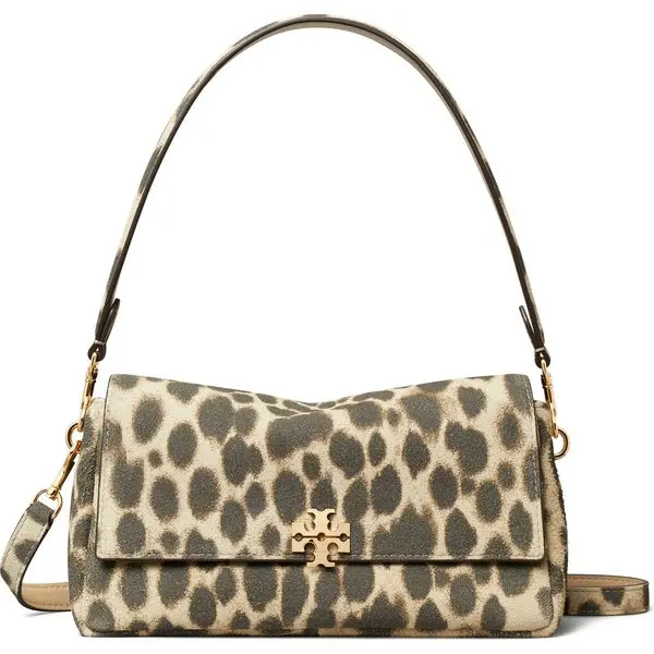 Tory Burch Small Charlie Shoulder Bag - Leopard Spots