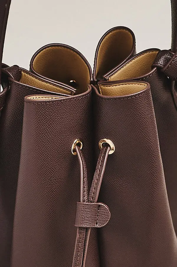 MELIE BIANCO Laguna Cinched Bucket Bag - Chocolate