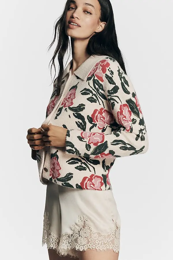 NVLT Knit Floral Jacket