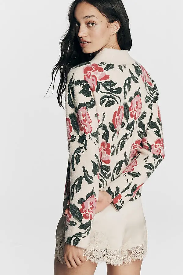 NVLT Knit Floral Jacket