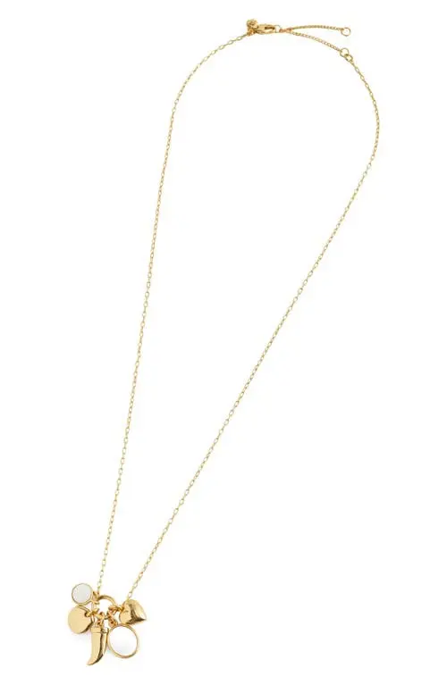 Madewell Charm Necklace - Mother Of Pearl