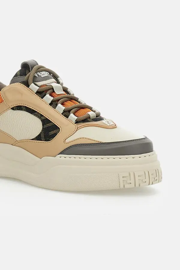Fendi Force Sneakers - Brown