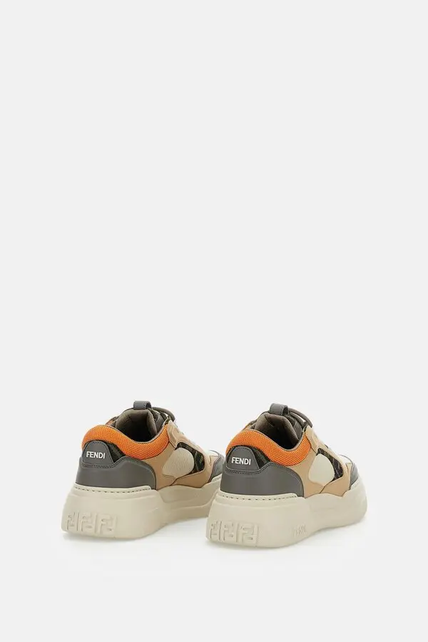 Fendi Force Sneakers - Brown