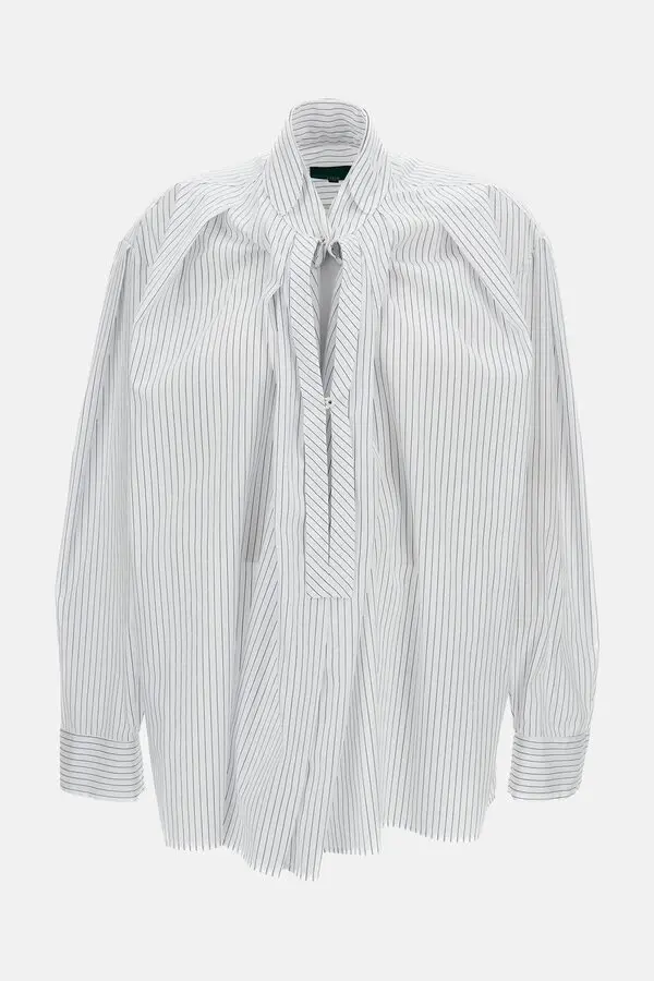 MAISON JEJIA Striped Cotton Shirt - Multicolor