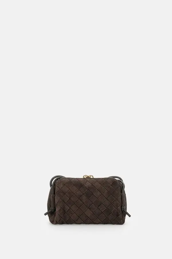 Bottega Veneta Concert Nappa Clutch - Brown