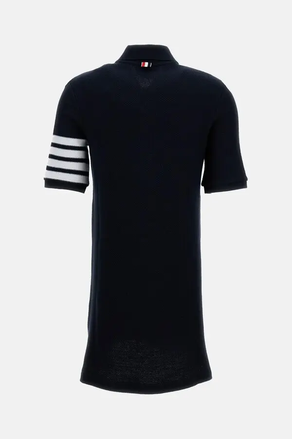 Thom Browne Textured Piqué Polo Dress
