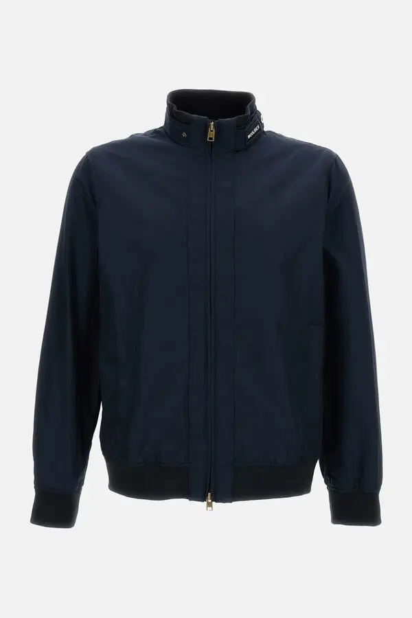 Woolrich Spring Lewis Bomber Jacket - Blue