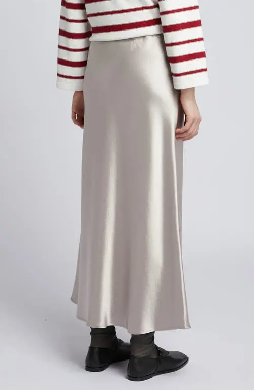 MM BY MAX MARA Alession Satin Maxi Skirt
