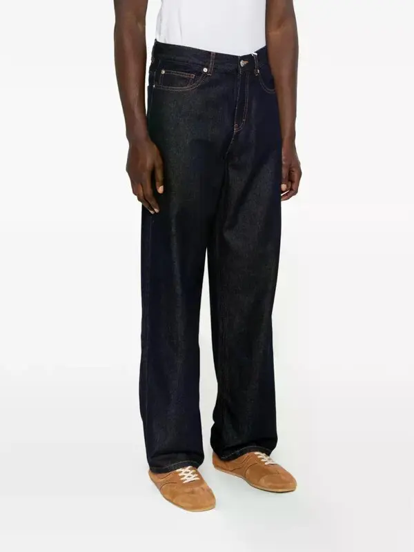 LES DEUX Roi Buttoned Jeans - Blue