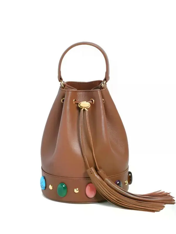 GIANVITO ROSSI Sienna Shanti Top Handle Bag - Brown