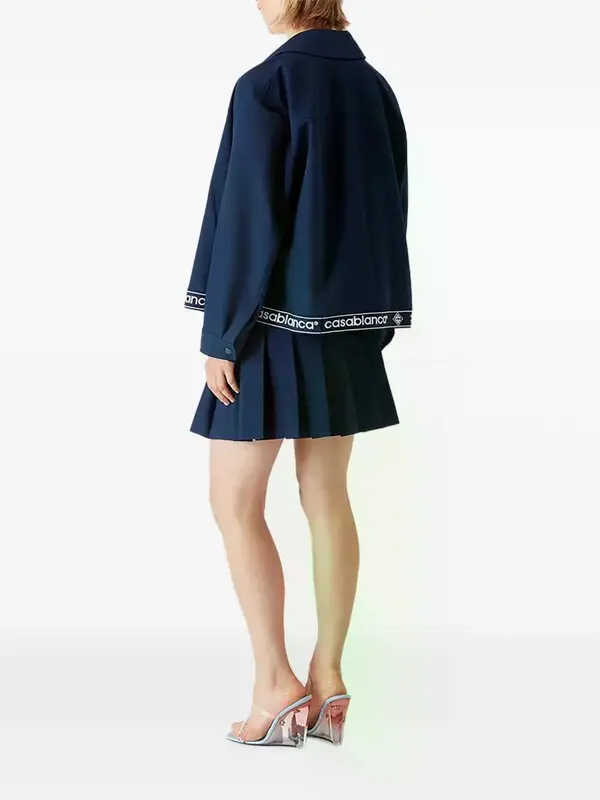 Casablanca Emblem Zip Jacket - Blue
