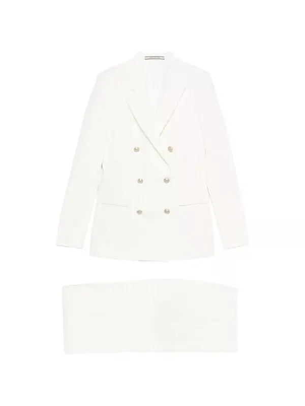 Tagliatore Parigi Double-breasted Blazer - White