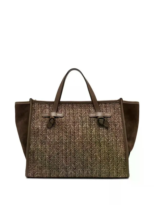 GIANNI CHIARINI Miss Marcella Woven Tote Bag