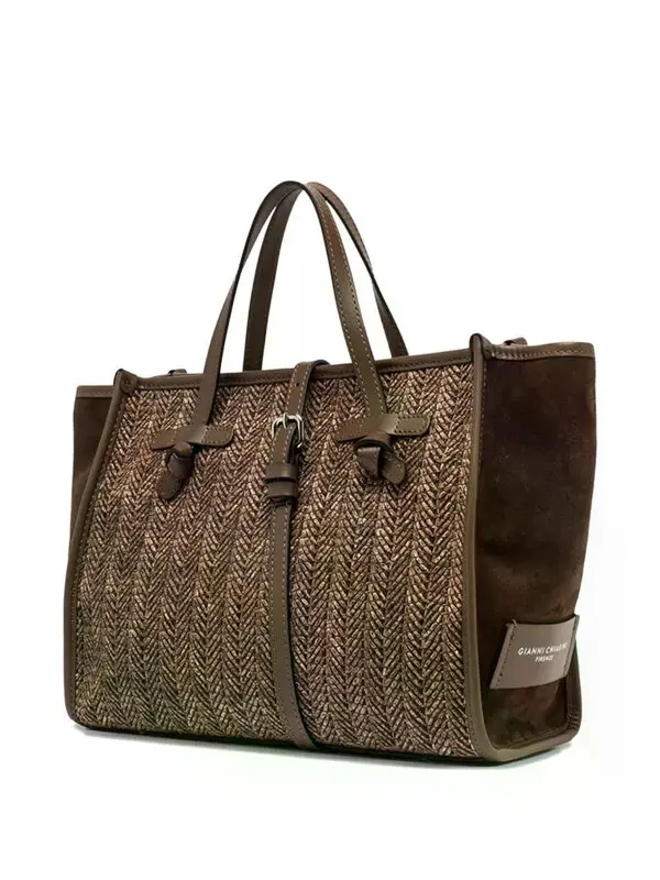 GIANNI CHIARINI Miss Marcella Woven Tote Bag