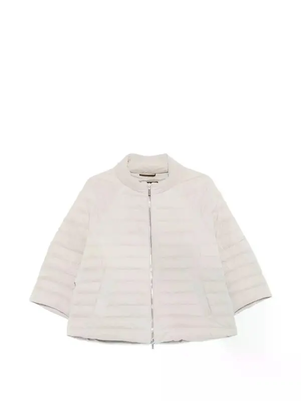 MOORER Zip-up Quilted Jacket