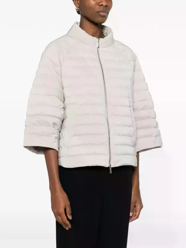 MOORER Zip-up Quilted Jacket