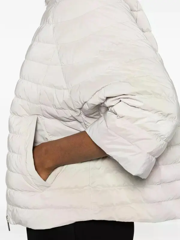 MOORER Zip-up Quilted Jacket